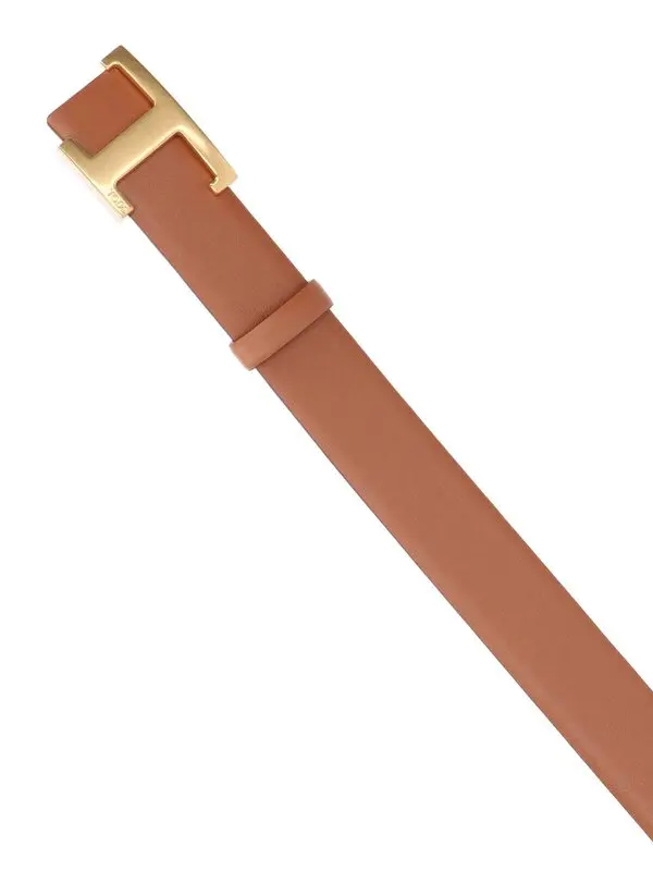 TOD'S T Timeless Reversible Belt - Brown