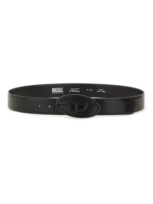 Diesel B-1dr" Belt - Black