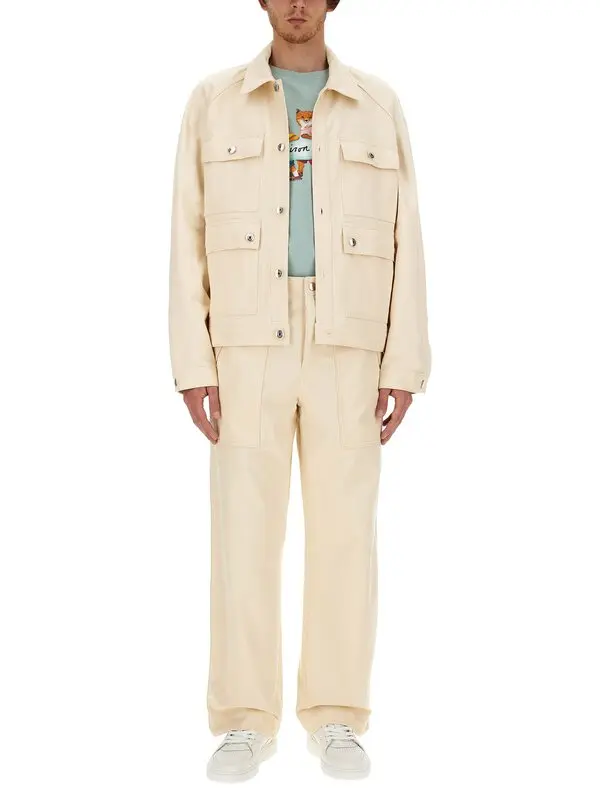 Maison Kitsuné Workwear Pants - Ivory
