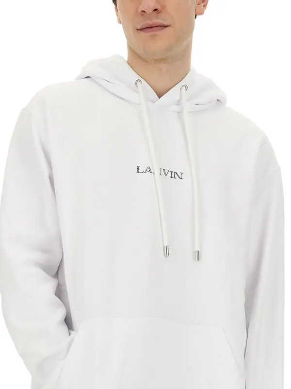 LANVIN Logo Sweatshirt - White