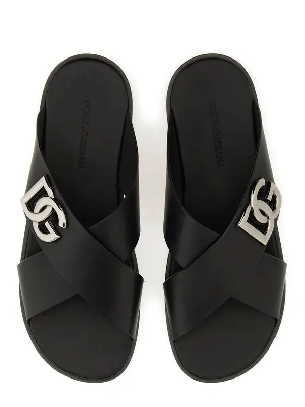 Dolce & Gabbana Leather Sandals