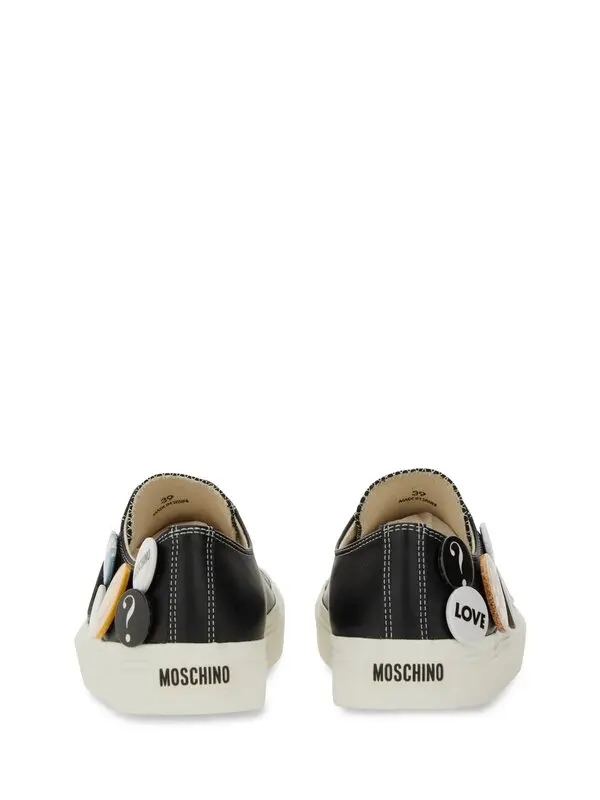 Moschino Low Top Sneakers With Pins