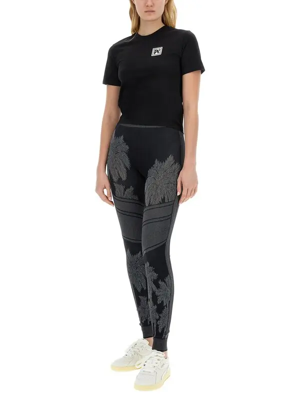 Palm Angels Ski Club T-shirt - Black