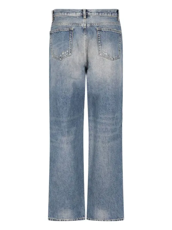 Balenciaga Wide-leg Denim Jeans - Blue
