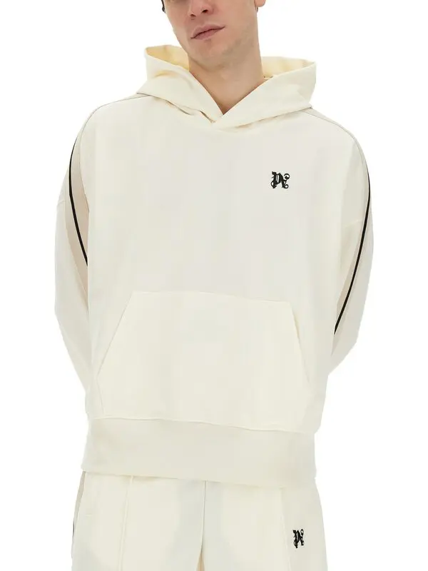 Palm Angels Monogram Sweatshirt - White