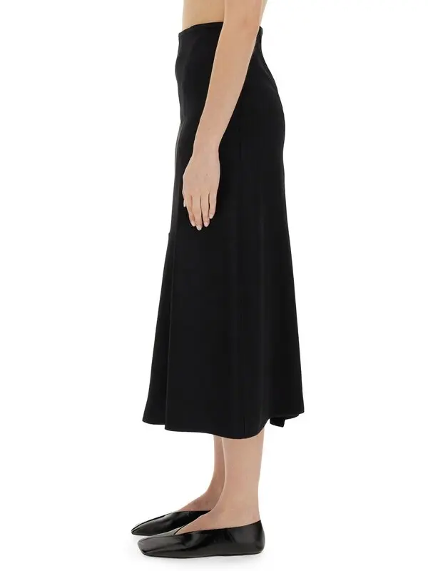 JIL SANDER Flared Skirt - Black