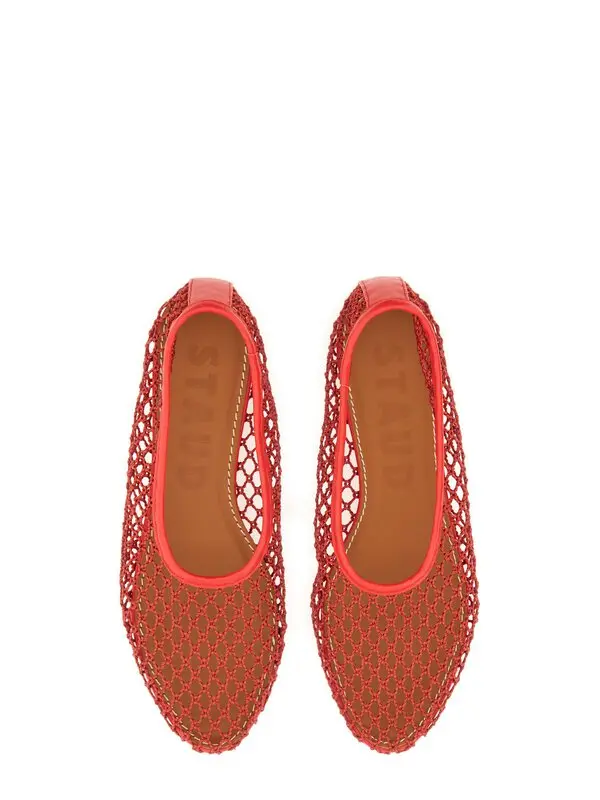 Staud Dancer Alba Flats - Red