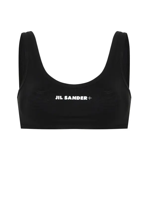 JIL SANDER Bikini Top - Black