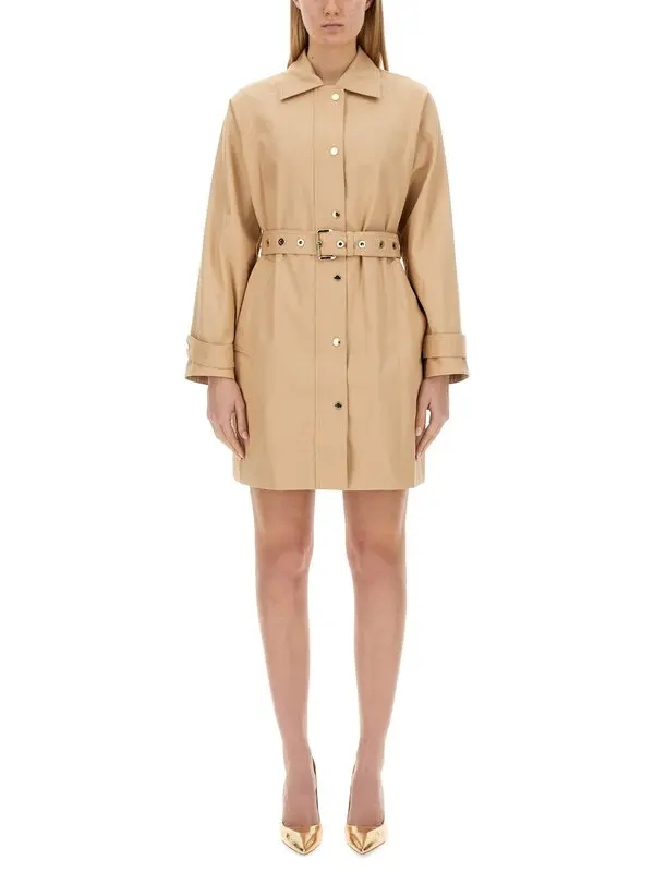 Michael Kors Cotton Trench Coat - Beige