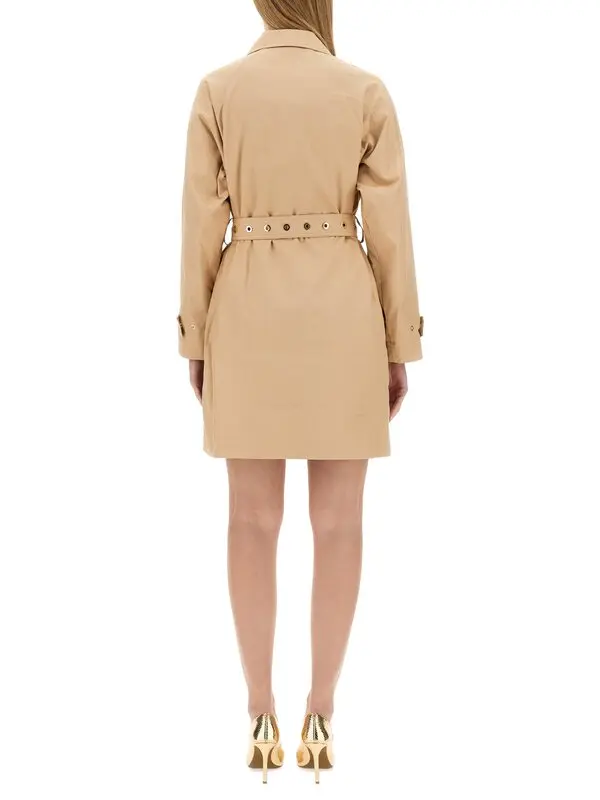 Michael Kors Cotton Trench Coat - Beige