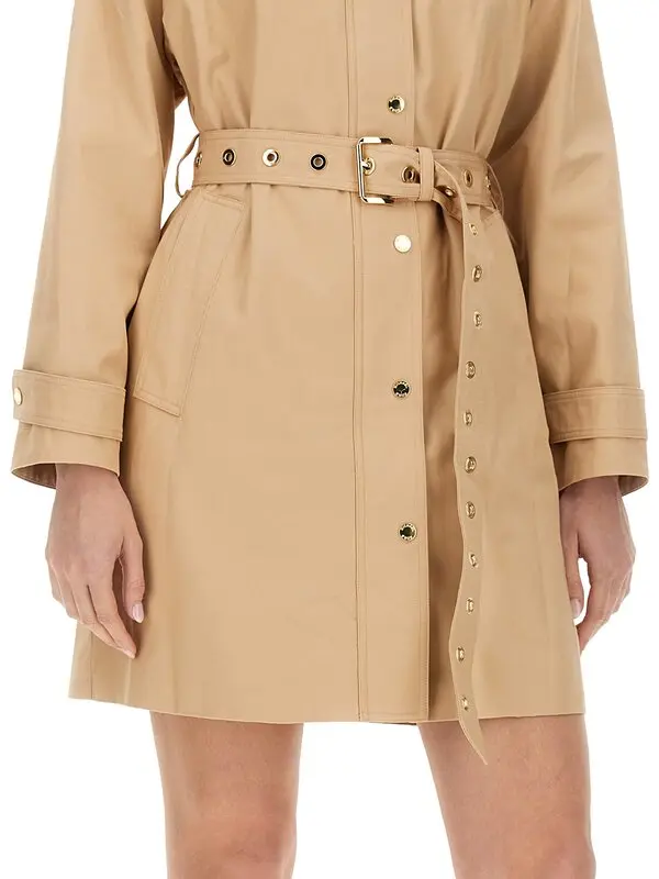 Michael Kors Cotton Trench Coat - Beige
