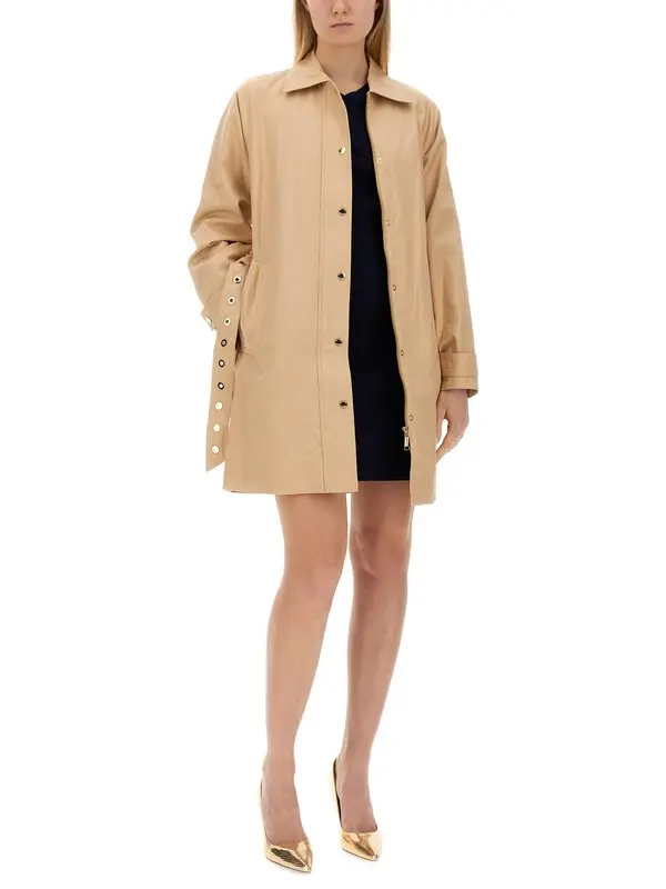 Michael Kors Cotton Trench Coat - Beige