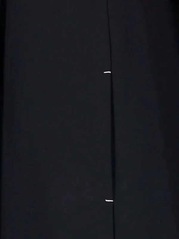 JIL SANDER Single-breasted Virgin Wool Coat