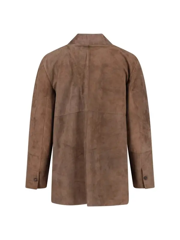 Max Mara Suede Shirt Jacket - Brown