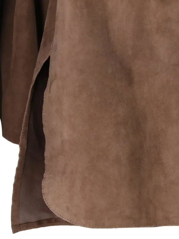 Max Mara Suede Shirt Jacket - Brown