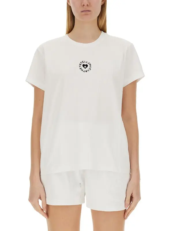 Stella McCartney Logo T-shirt - White