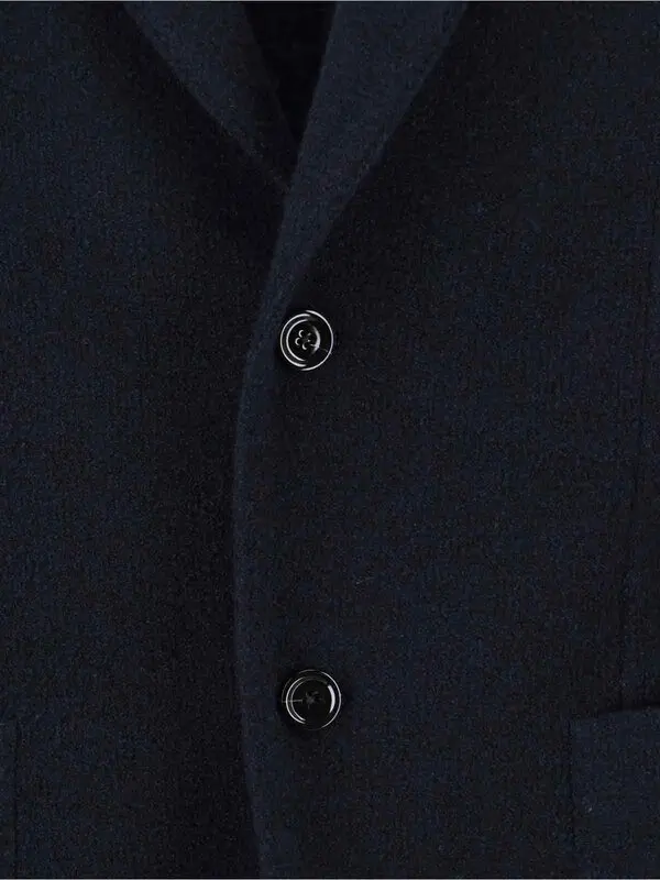 LARDINI Single-breasted Virgin Wool Blend Blazer