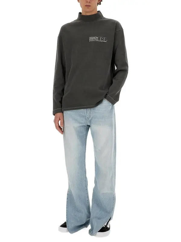 ERL T-shirt With Print - Black