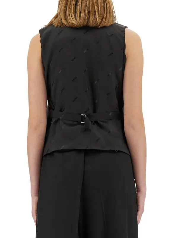 Moschino Virgin Wool Sleeveless Vest