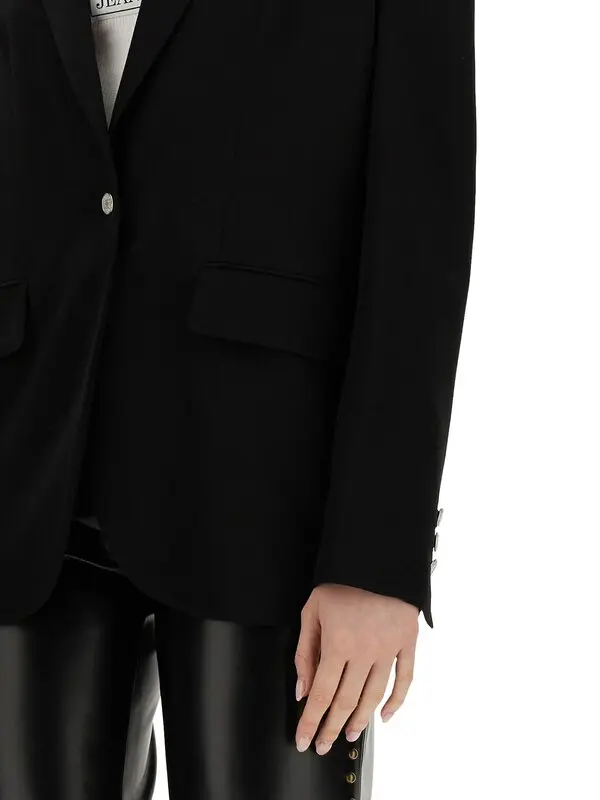 Moschino Single-breasted Jacket - Black