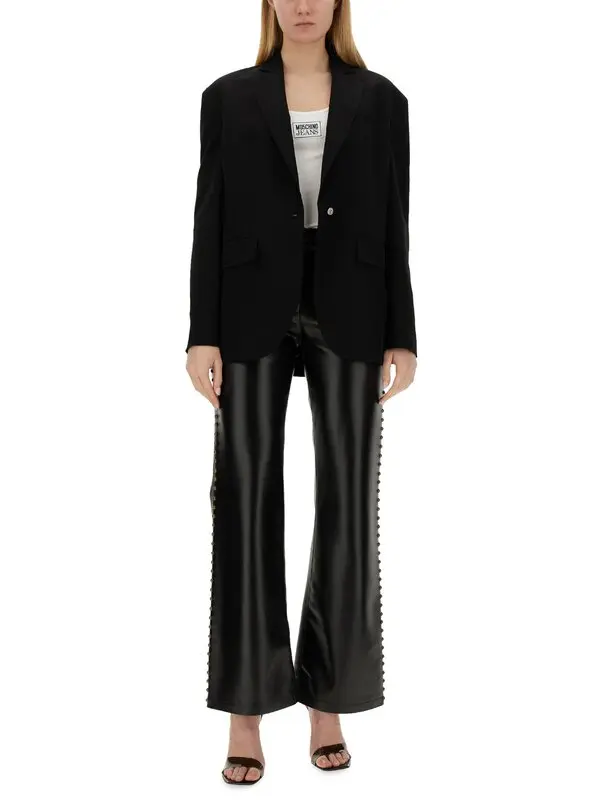 Moschino Single-breasted Jacket - Black