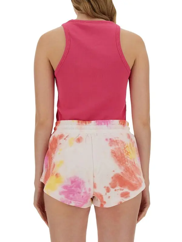 MSGM Tops With Logo - Fuchsia