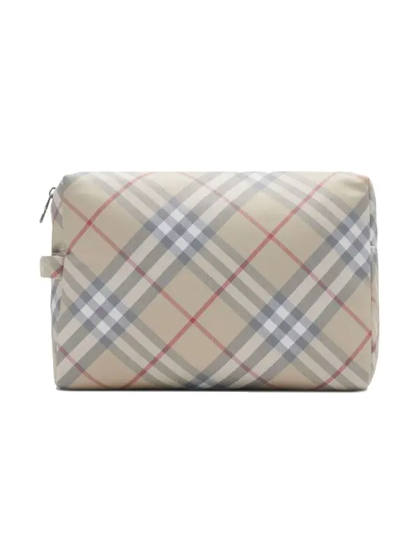 Burberry Chk Diaper Pouch - Multicolour