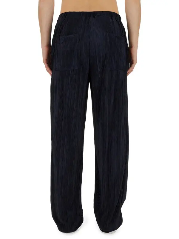 FAMILY FIRST Pleated Relaxed Fit Trousers - Blue