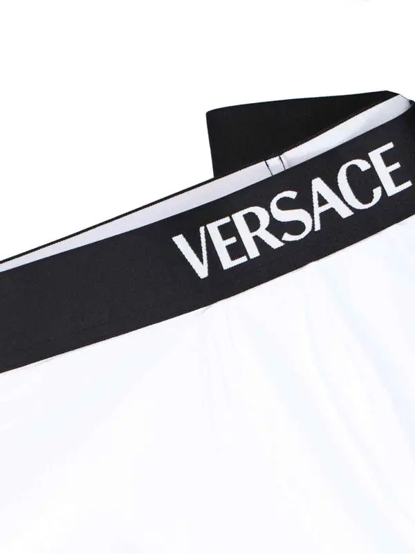 Versace 3 Logo Boxer Shorts Set - White