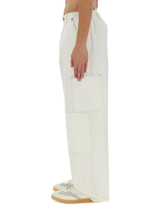 MAISON MARGIELA Cotton Canvas Regular Fit Pants