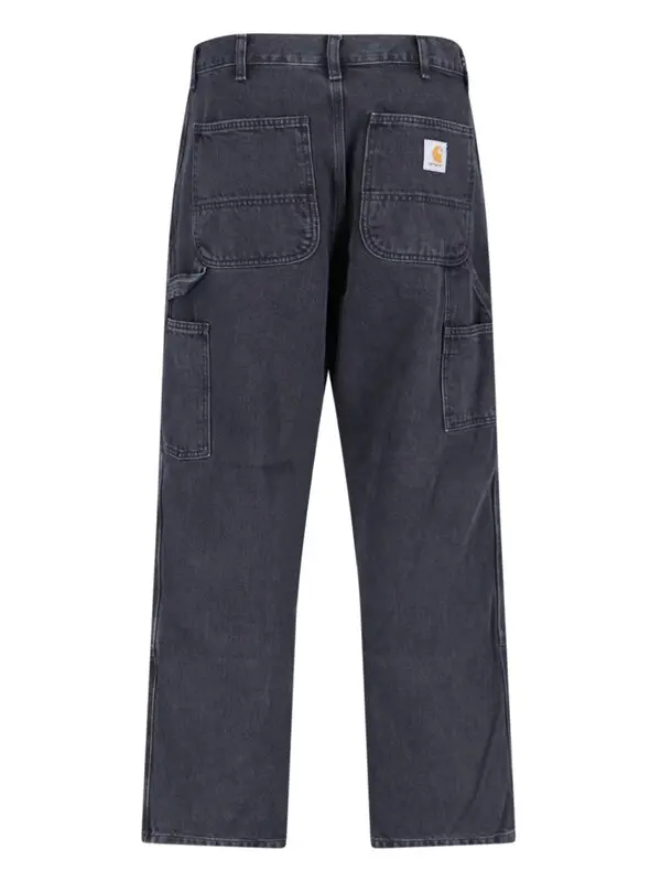 Carhartt Work In Progress Double Knee Carpenter Jeans - Black