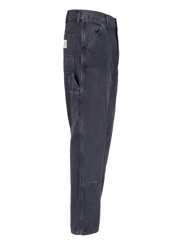 Carhartt Work In Progress Double Knee Carpenter Jeans - Black