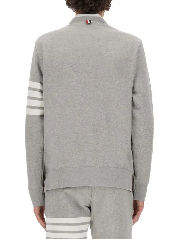 Thom Browne 4-bar Sweatshirt - Grey