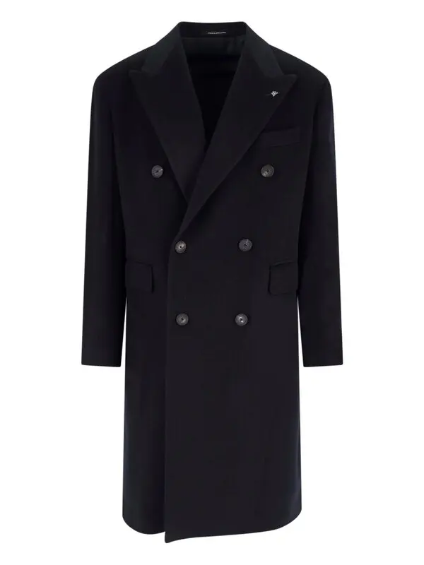 Tagliatore Pino Lerario Double-breasted Coat - Blue