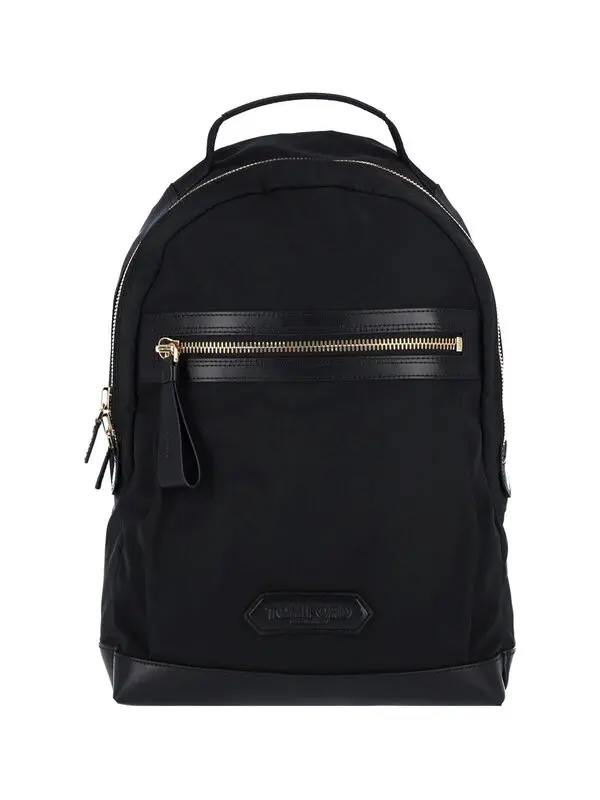 Balenciaga Logo Backpack - Black