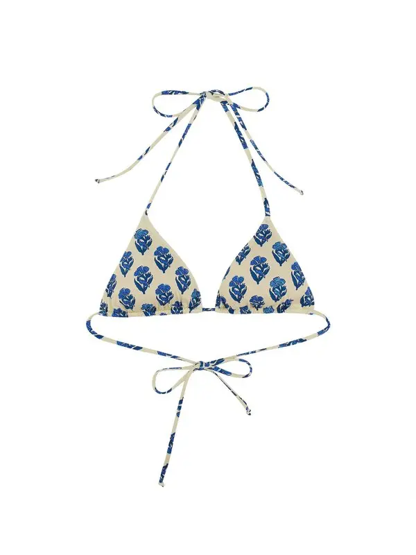 MC2 SAINT BARTH Leah Bikini Top - Azure