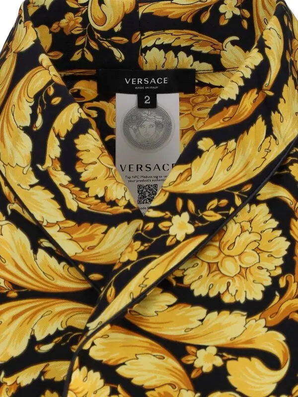 Versace Barocco Silk Robe