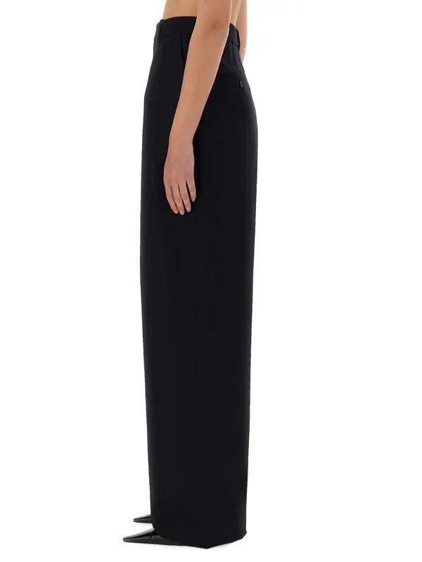 Saint Laurent Wide-leg Trousers - Blue