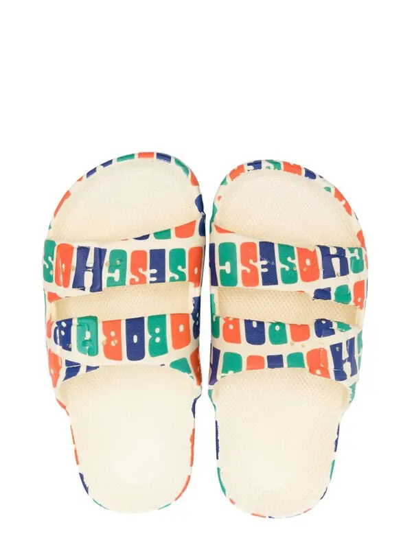 Bobo Choses Printed Flip Flops In Multicolour - 50% Off | Editorialist