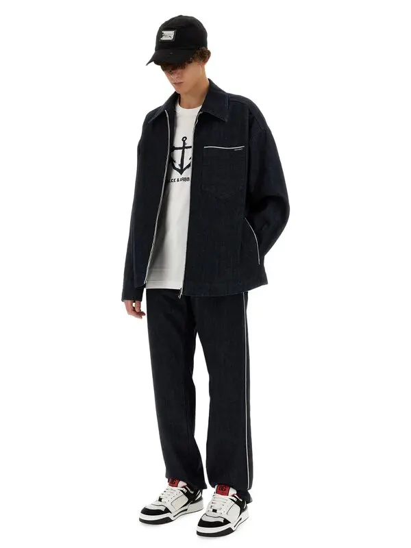 Dolce & Gabbana Cimosed Straight Leg Jeans