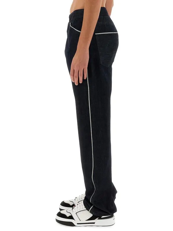 Dolce & Gabbana Cimosed Straight Leg Jeans