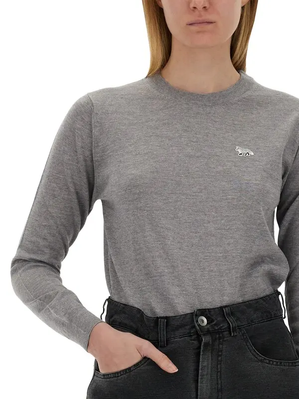 Maison Kitsuné Baby Fox Jersey - Grey