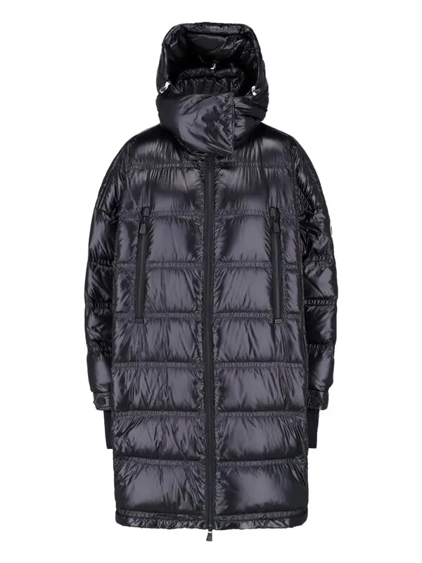 Moncler Rochelairs Long Down Jacket - Black