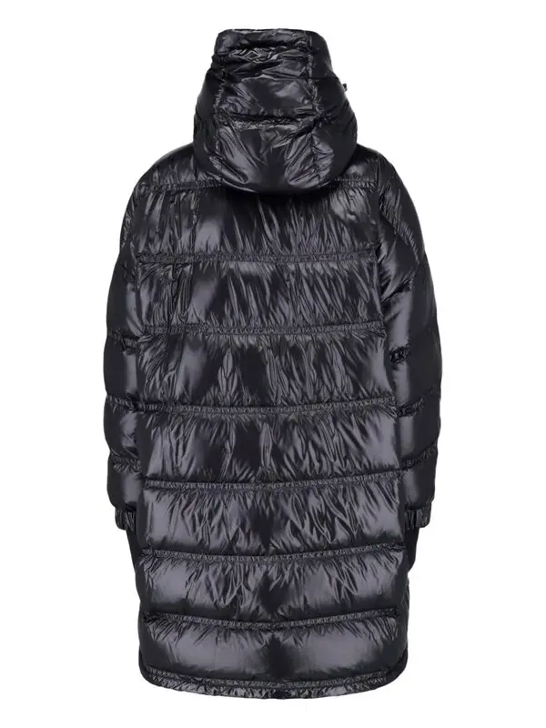 Moncler Rochelairs Long Down Jacket - Black