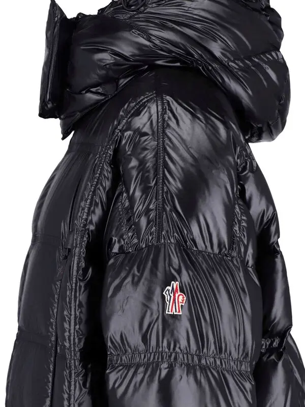 Moncler Rochelairs Long Down Jacket - Black