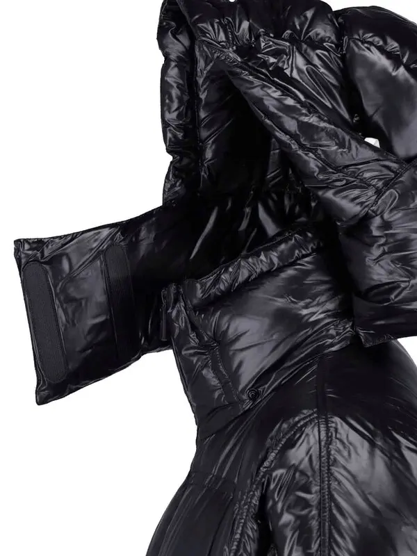 Moncler Rochelairs Long Down Jacket - Black