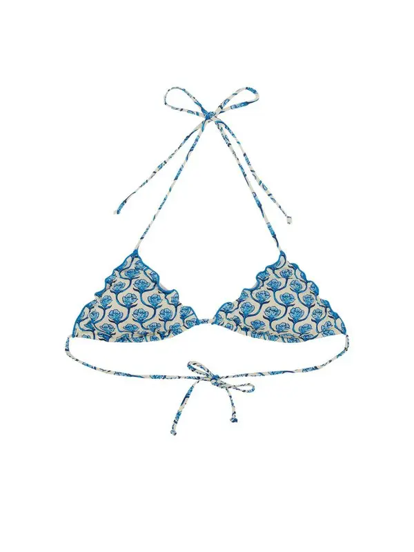MC2 SAINT BARTH Sagittarius Bikini Top - Azure