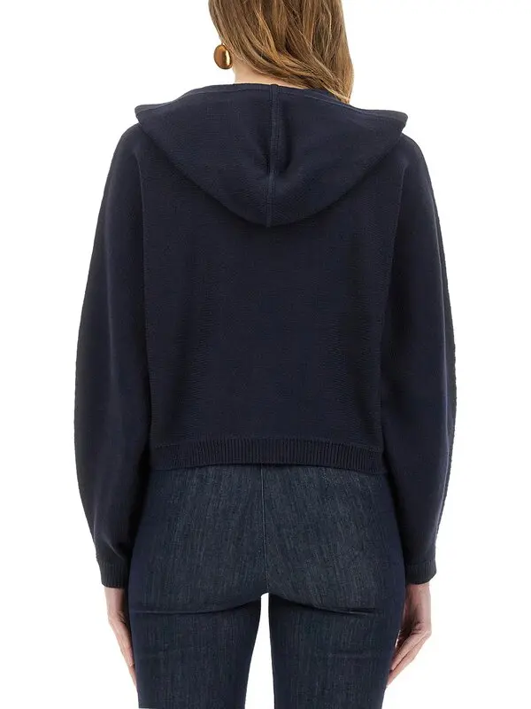 Theory Knit Zip-up Sweatshirt