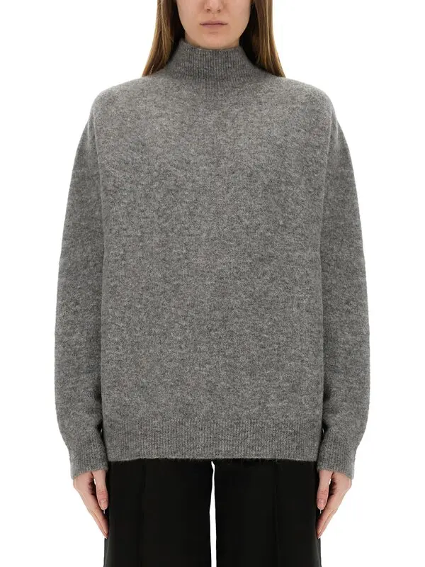 ALYSI Turtleneck Shirt - Grey