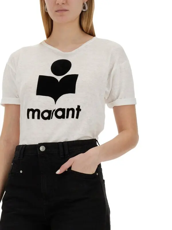 MARANT ETOILE Koldi T-shirt - White
